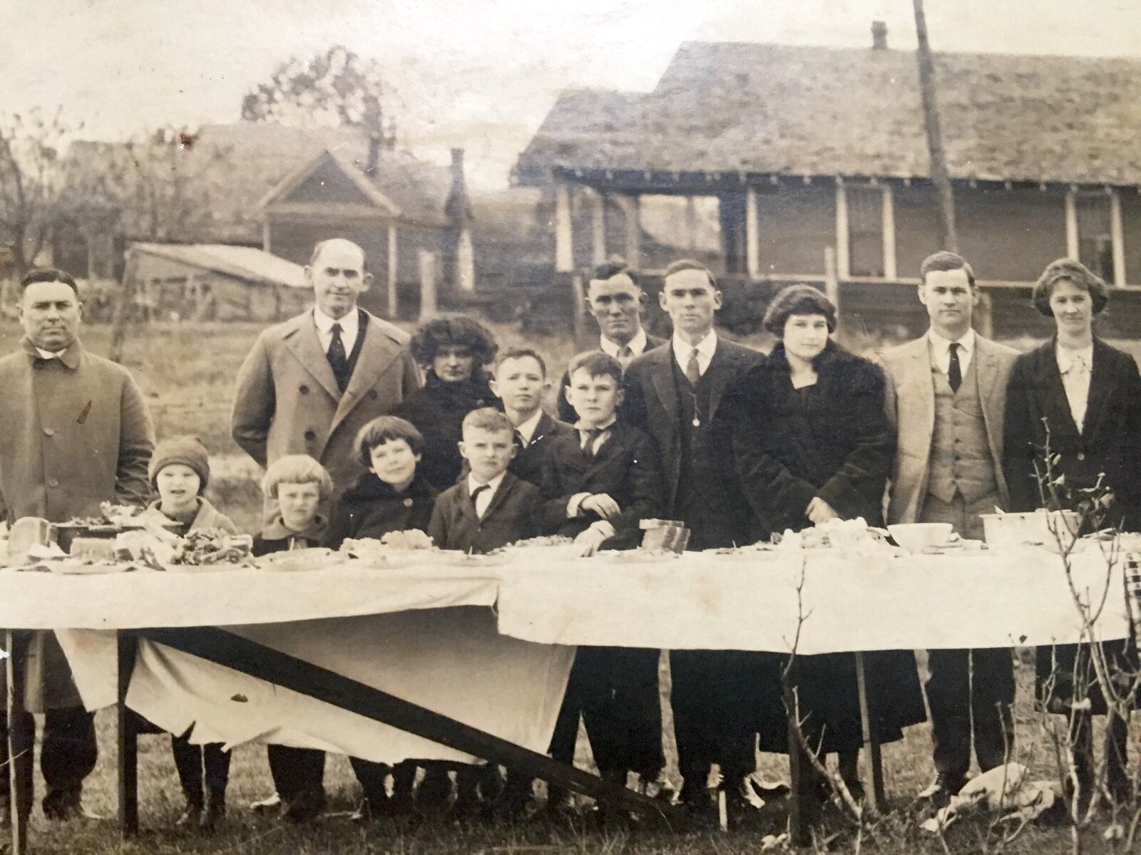 A. G. Gober LUKE McCLUNG Families JACKSONVILLE TEXAS 1921 Panorama 6.25 ...