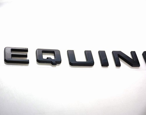 1x Fits EQUINOX Emblem Letter Badge GM A 23299758 Gloss Black | eBay