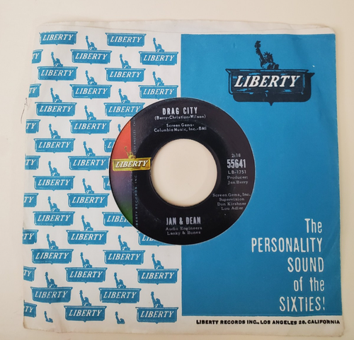 Jan & Dean DRAG CITY / SCHLOCK ROD (GREAT ROCK N ROLL 45) #55641 PLAYS ...
