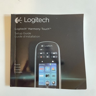 Logitech Harmony Touch Setup Guide Booklet | eBay