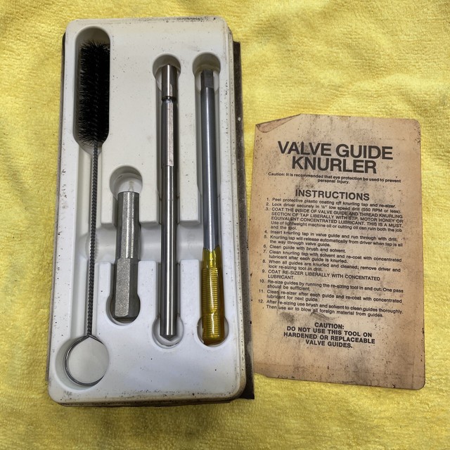 3 8 Valve Guide Knurling Kit Lisle Tool 41300 for sale online | eBay