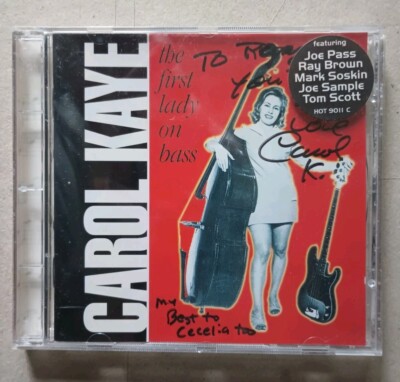 SIGNED Carol Kaye CD 'The First Lady on Bass' Wrecking Crew Legend! | eBay