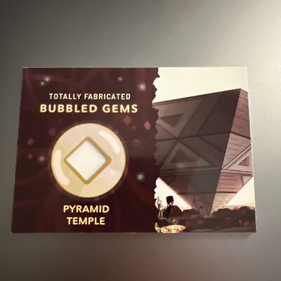 Steven Universe Totally Fabricated Bubbled Gems insert #TF8 - Pyramid ...