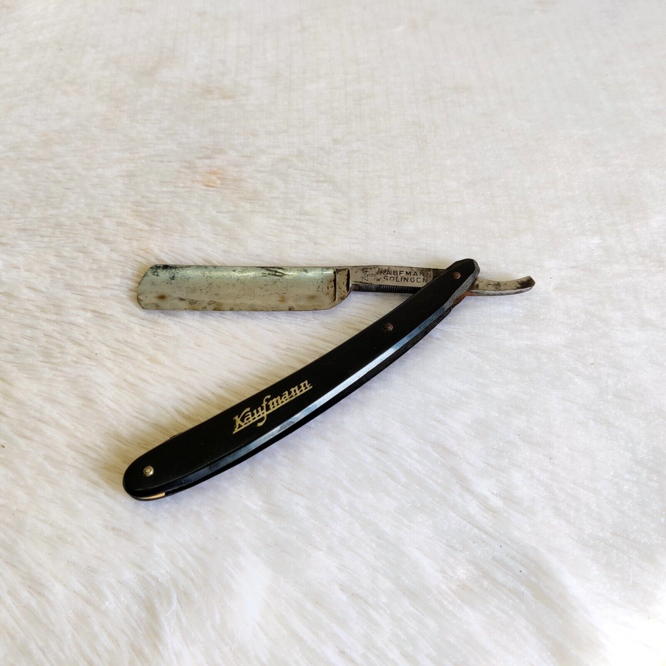 1930 Vintage Rare Kaufmann Soligen Straight Razor Original Cardboard ...