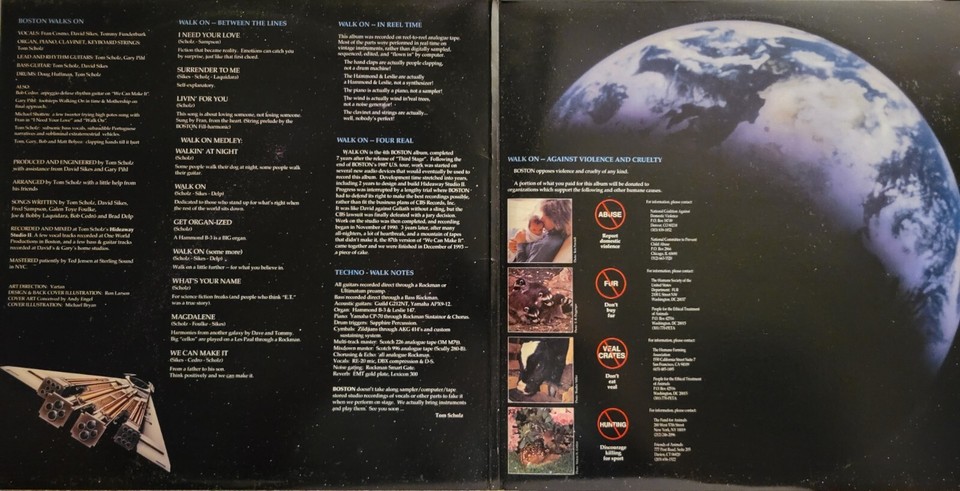 Boston - Walk On LP, First Pressing, 1994, EXCELLENT | eBay