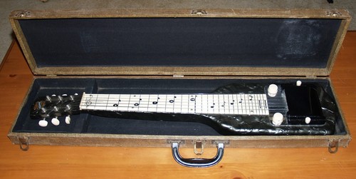 VINTAGE 1955 NATIONAL ELECTRIC LAP STEEL GUITAR WITH CARRYING CASE- ALL ...