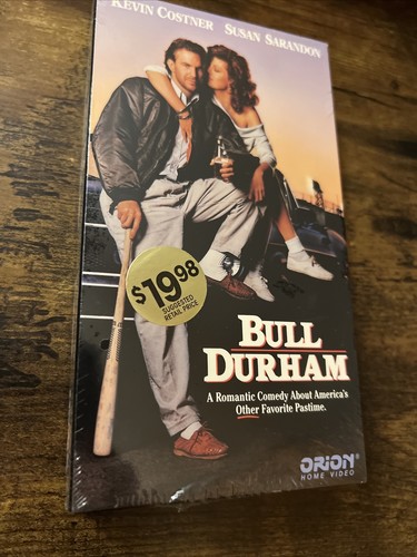 Vintage Bull Durham (VHS, 1989). Open w/ Original Wrap Watermarks Orion ...