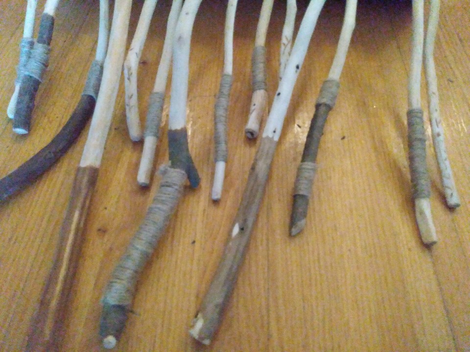 14 Handmade Magic Wands made from Eastern Hemlock Tree Wood Branches | eBay