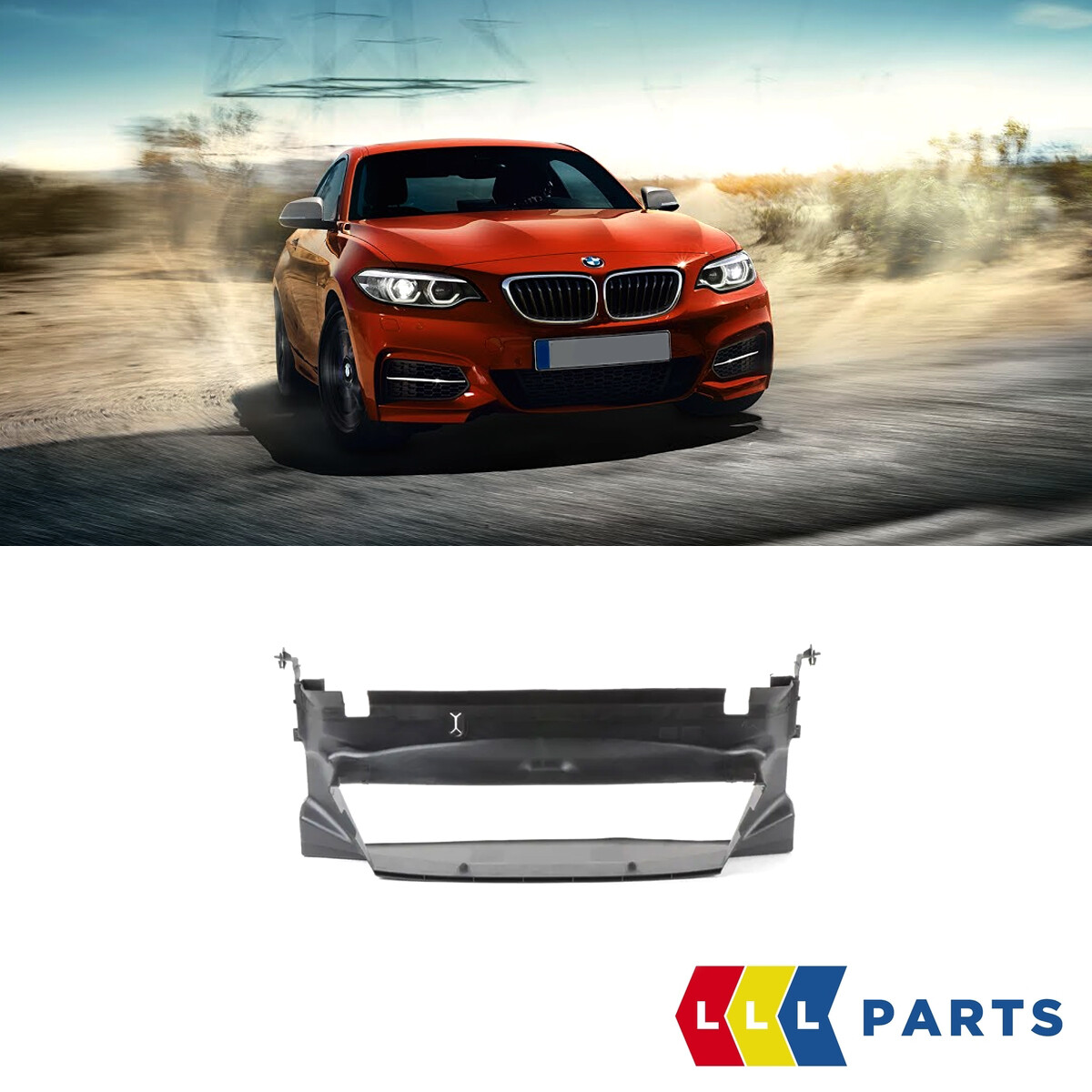NEW GENUINE BMW 2 SERIES F22 F23 FRONT M BUMPER LOWER AIR DUCT PANEL ...