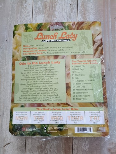 Lunch Lady Action Figure Chris Farley Accoutrements SNL Missing ...