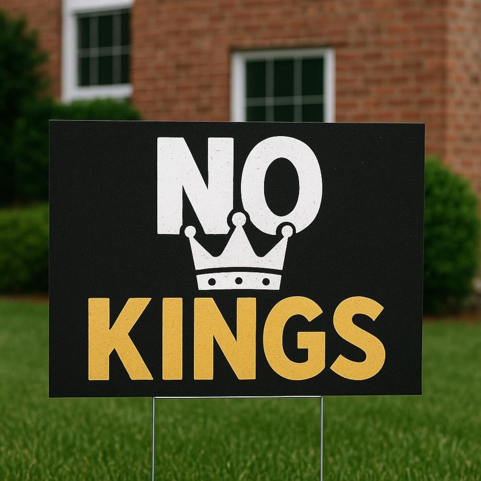 No Kings In America Reject Kings Since 1776 Anti Monarchy Democrats ...