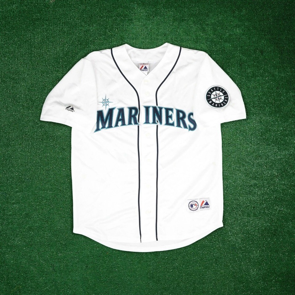 Josh Naylor 1994 Seattle Mariners Men's Home White Jersey w/ Team Patch ...
