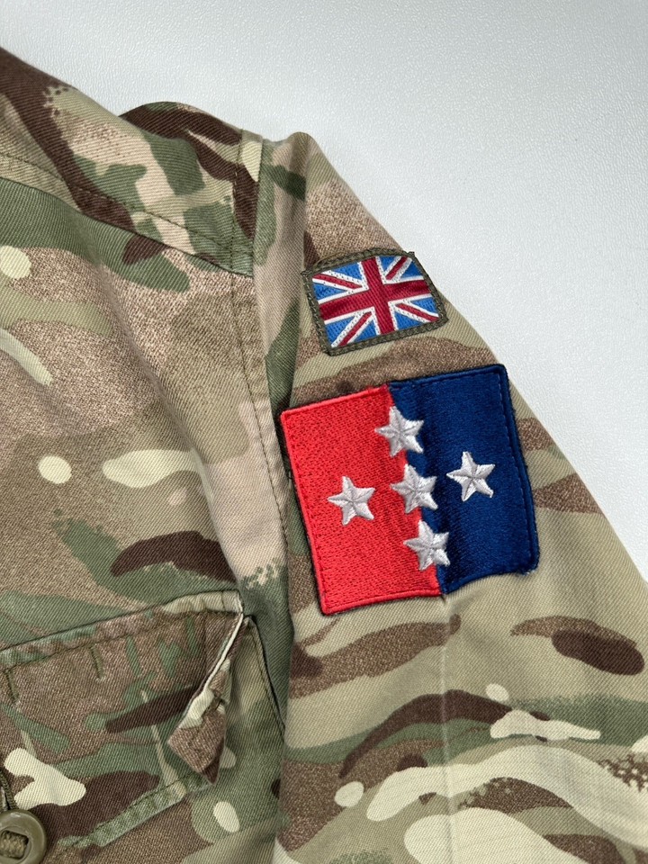 British RMP MTB Camo Military Police 1st MP Patch Barrack Shirt 190/96 ...