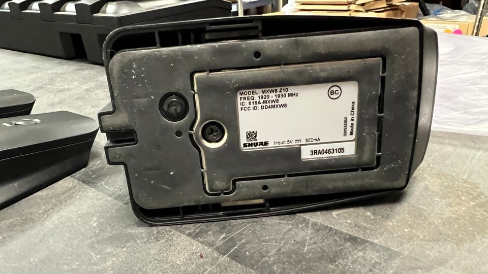 Shure Microflex Wireless Gooseneck Desktop Microphone MXW8 Z10 1920 ...