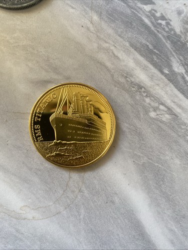 Titanic Gold Coin Collectible Places Coin | eBay UK
