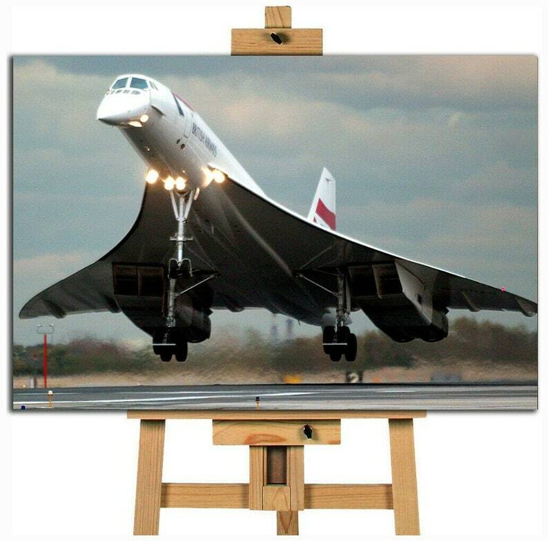 Concorde Canvas Print Picture Ready To Hang | eBay UK