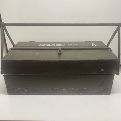 Military Carry Tool Box Metal Vintage | eBay