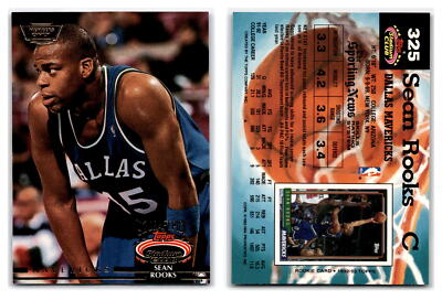 1992-93 Stadium Club Members Only #325 Sean Rooks - Dallas Mavericks RC ...