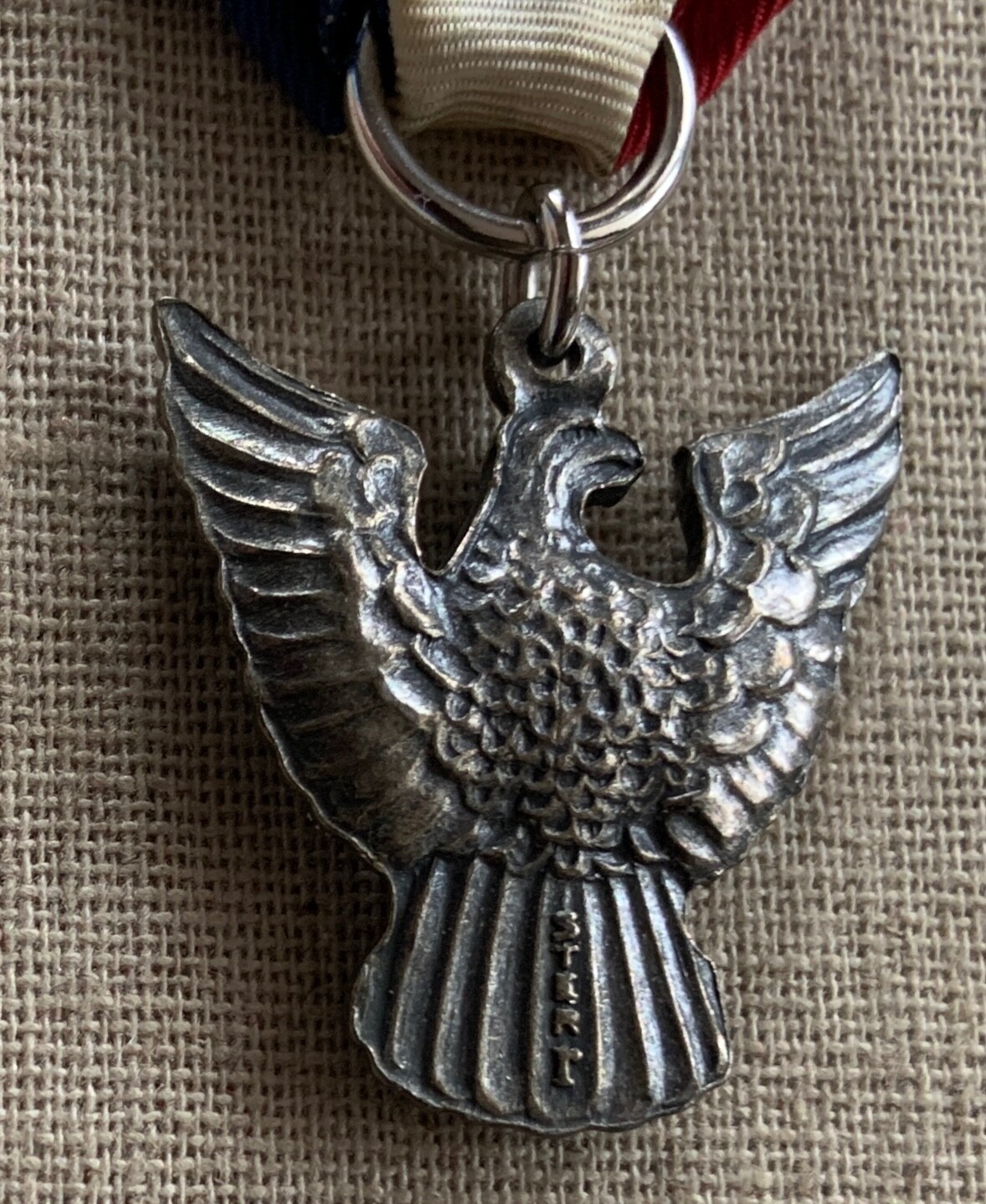 Vintage 1970s EAGLE SCOUT Boy Scouts Rank MEDAL & PALM BSA Award Badge ...