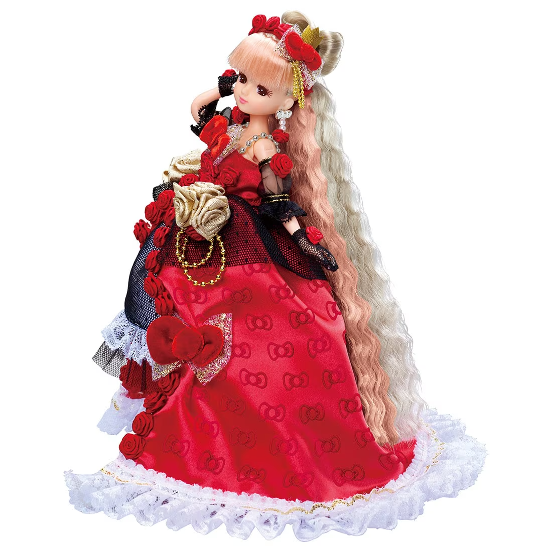 Hello Kitty 50th Anniversary Premium Licca-chan Doll Figure Takaratomy ...