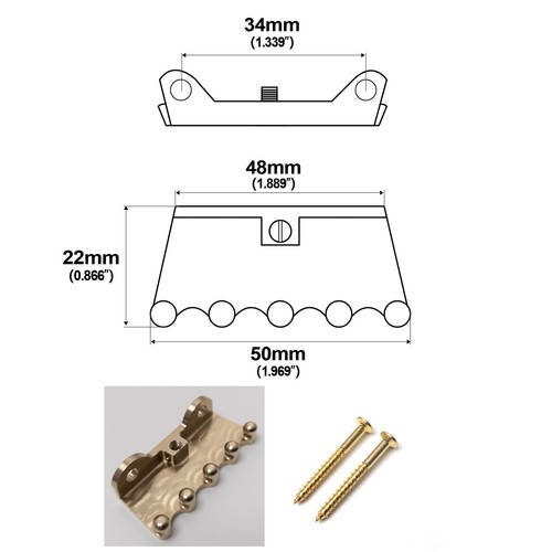 Guitar Ultra Heavy Full Brass Tremolo Claw for Strat Floyd Rose Bridge ...