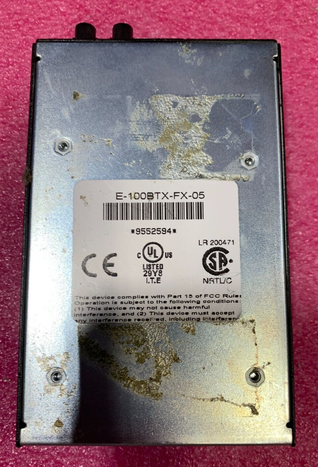 Transition Networks E-100BTX-FX-05 100Base-FX Fiber Ethernet Media ...