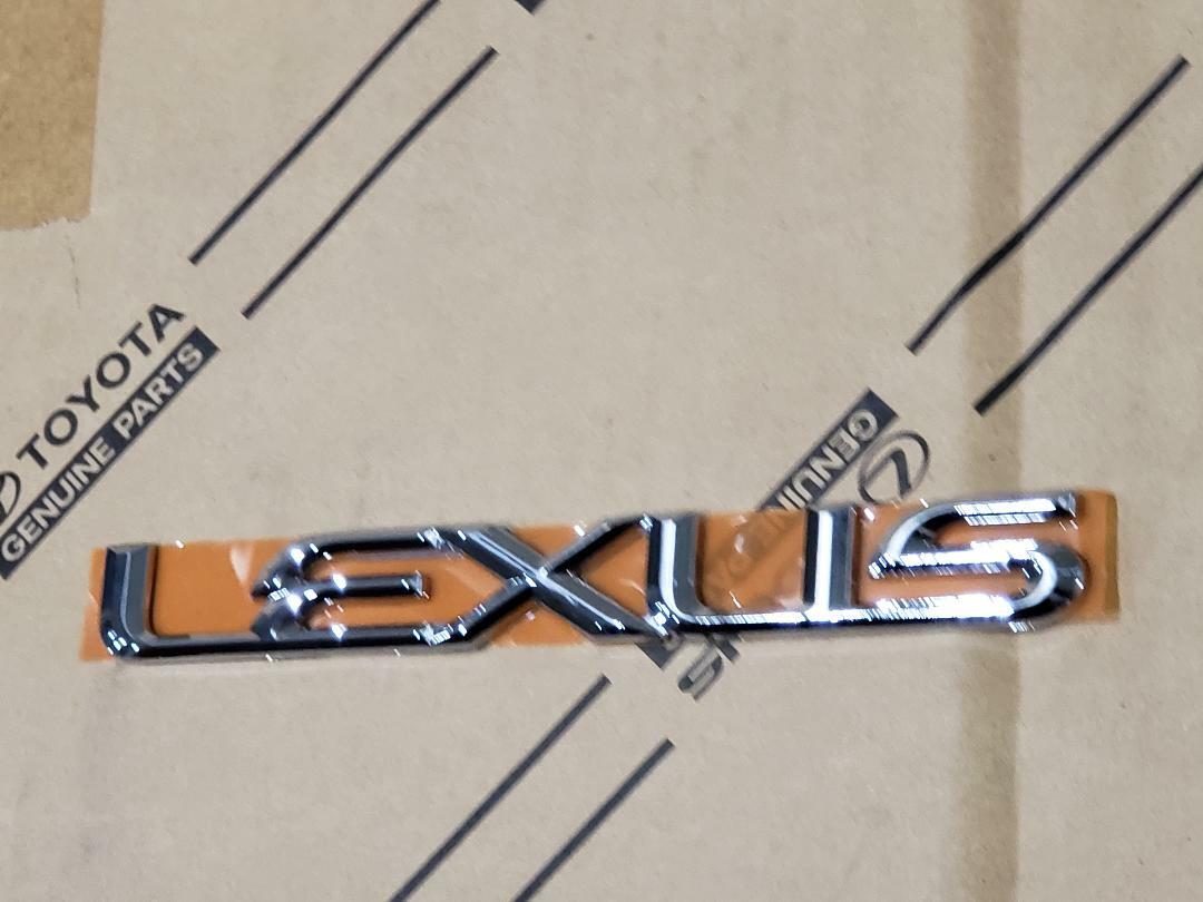 03-09 NEW LEXUS GX470 REAR TRUNK CHROME WORD EMBLEM 2003 2004 2005 2006 ...