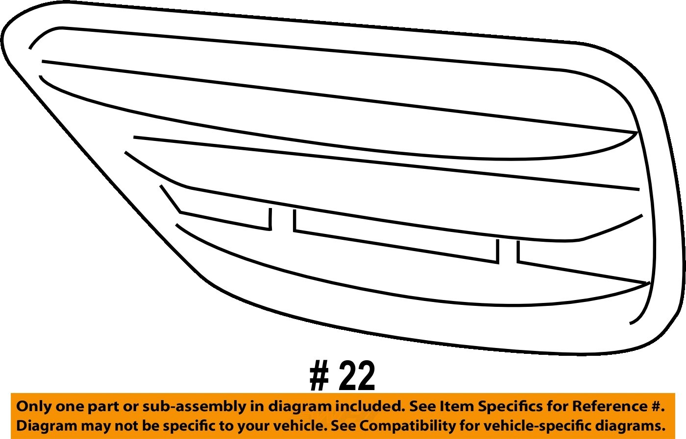 BMW OEM 2015 X3 Front Bumper-bezel Right 51117338514 for sale online | eBay