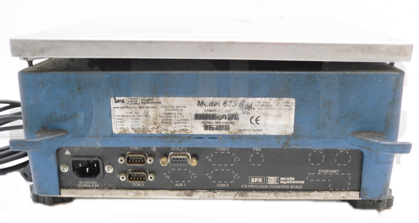 SPX GSE 210675-00060 MODEL 675 INDUSTRIAL COUNTING SCALE W/POWER CABLE ...