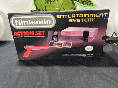 Nintendo NES Action Set Home Console BOX ONLY Very Good Condition | eBay