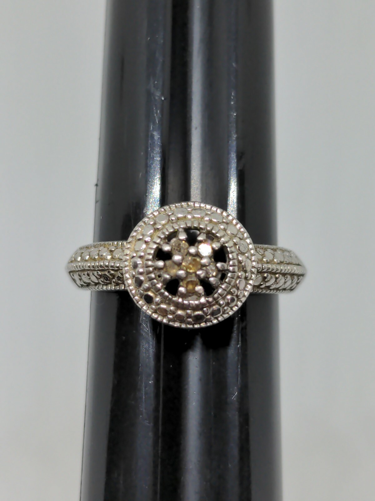 FAS Sterling Silver 925 Thailand Ring Size 7 - Gem