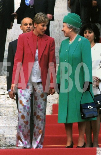 Photo de presse vintage Roma, Octobre 2000, Le regina Elizabeth, tirage ...