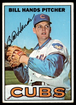 1967 Topps Baseball #16 Bill Hands Chicago Cubs | eBay