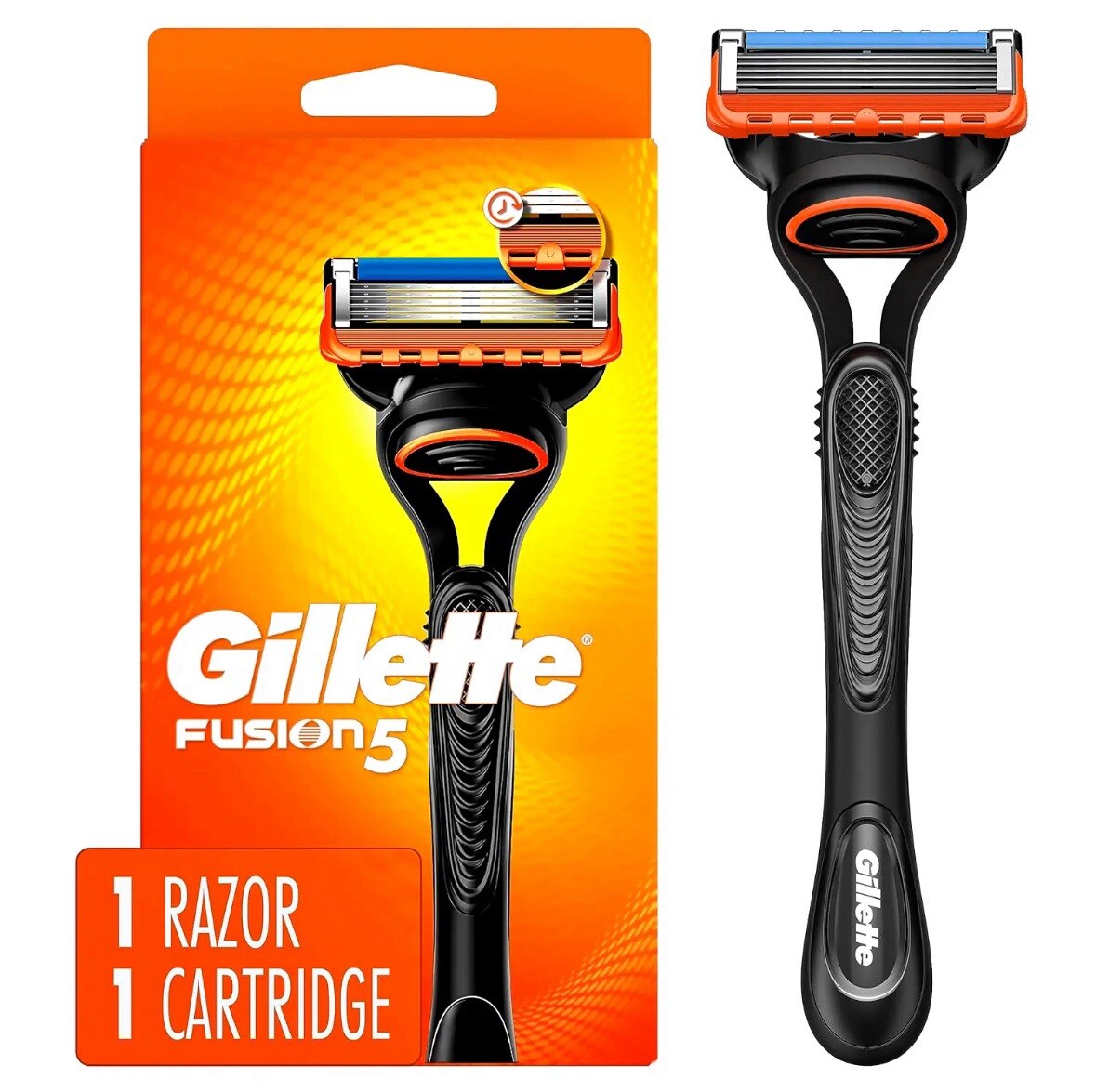 Gillette Men Fusion 5 Razor, 1 Razor Handle & 1 Cartridge, Precision ...