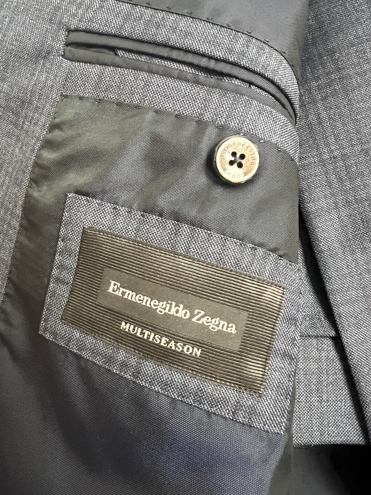 Ermenegildo Zegna Multiseason Plaid Two Button Suit S… - Gem