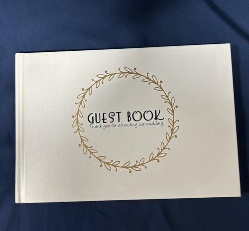 Wedding Guest Book Perfect Guest Registry for Signature & Messages | eBay