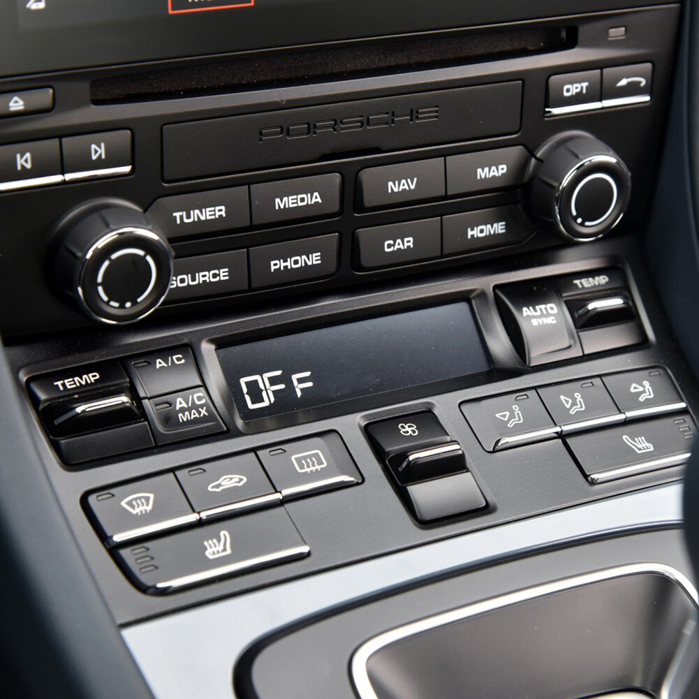 Center Console Audio Volume Knob Cover for Porsche Macan 2014-2017 (1 ...