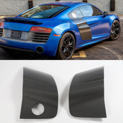 For Audi R8 V8 & V10 2008-2015 Carbon Fiber Door Fender Side Panels ...