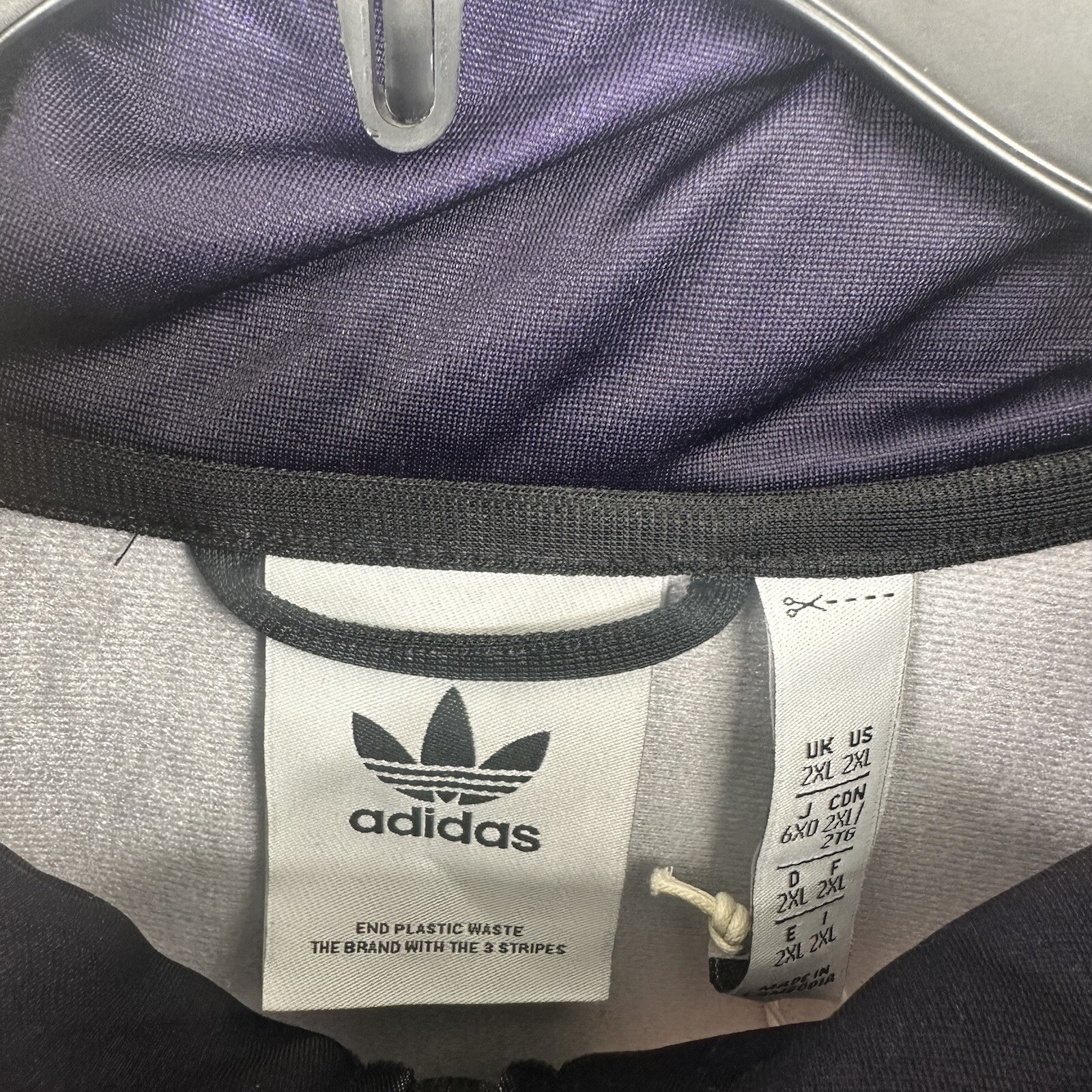 Adidas Men's Yung Z TT Track Jacket - Size 2XL XXL - Black -HC7174 for ...