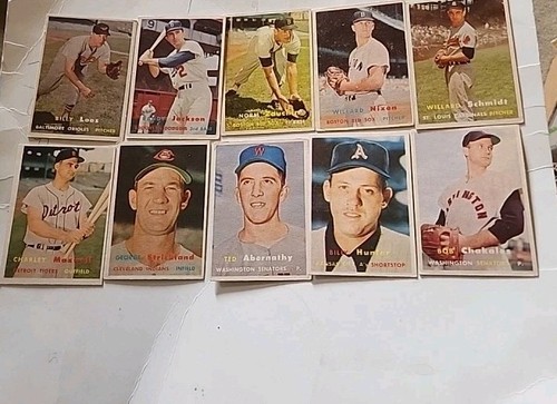 Lots Of 10 Different 1957 Topps Baseball Cards In Nice Shape | eBay