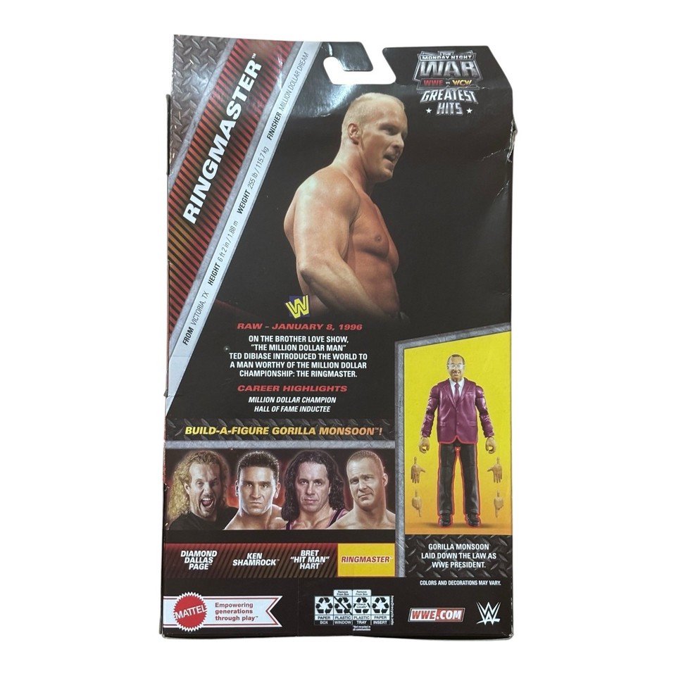 WWE Elite Monday Night Wars Ringmaster Action Figure Mattel | eBay