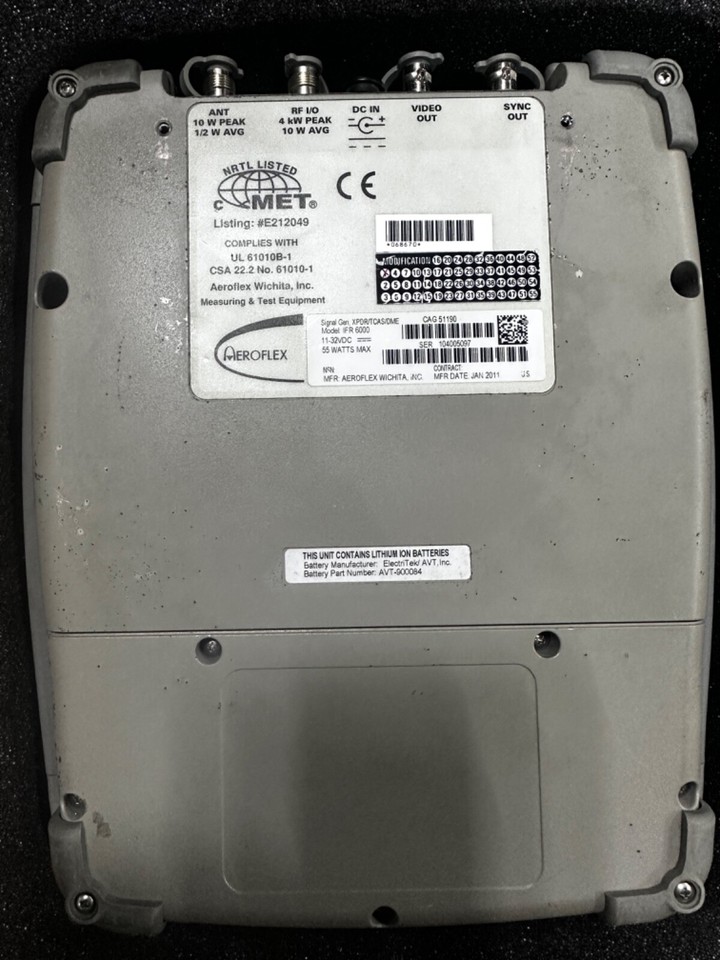 ifr 6000 ATC, DME, TCAS, ADSB, test set Calibration recent | eBay