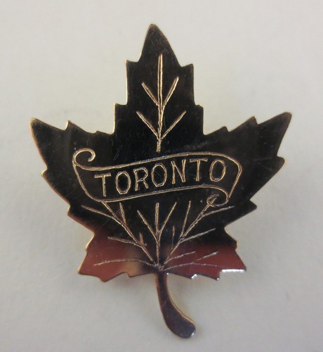 Vintage Goldtone Etched Toronto Canada Maple Leaf Scatter Pin Brooch | eBay