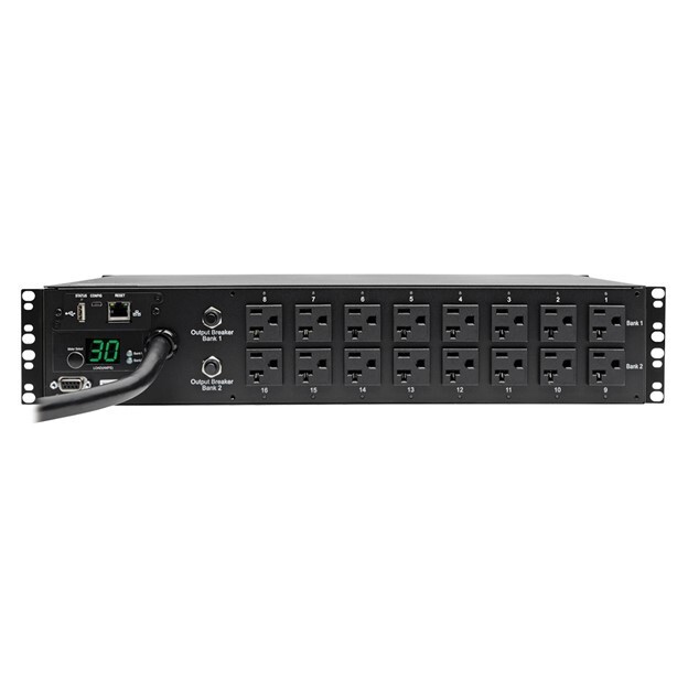 Tripp Lite Switched PDU, 30A, 16 Outlets (5-15/20R), 120V, L5-30P, 10 ...