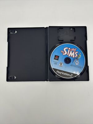 The Sims (PlayStation 2, 2002) PS2 Game, Disc Only! RARE OOP! Black ...
