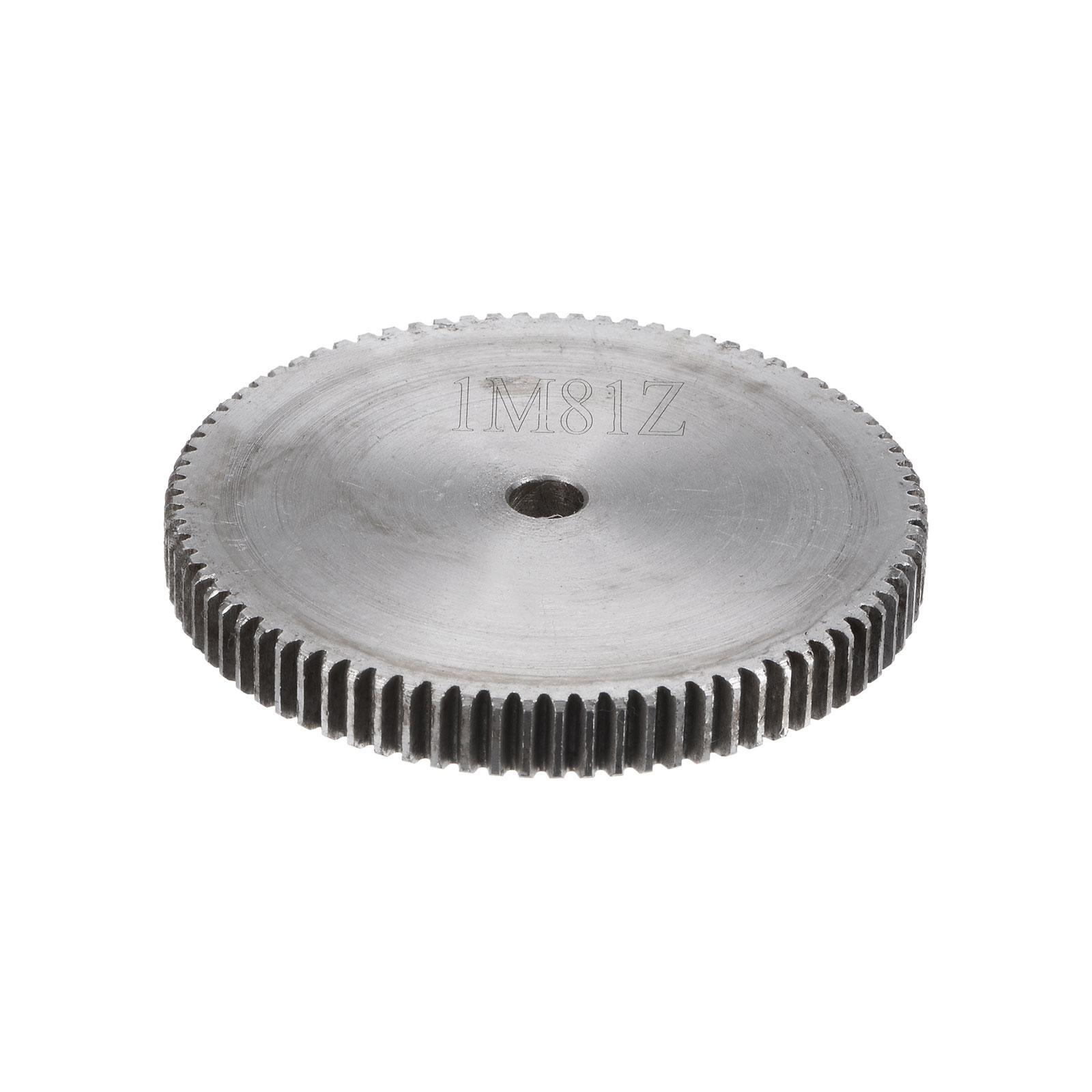 Straight Spur Gear 8mm Inner Aperture 81T 1 Module 45# Steel Motor Gear ...