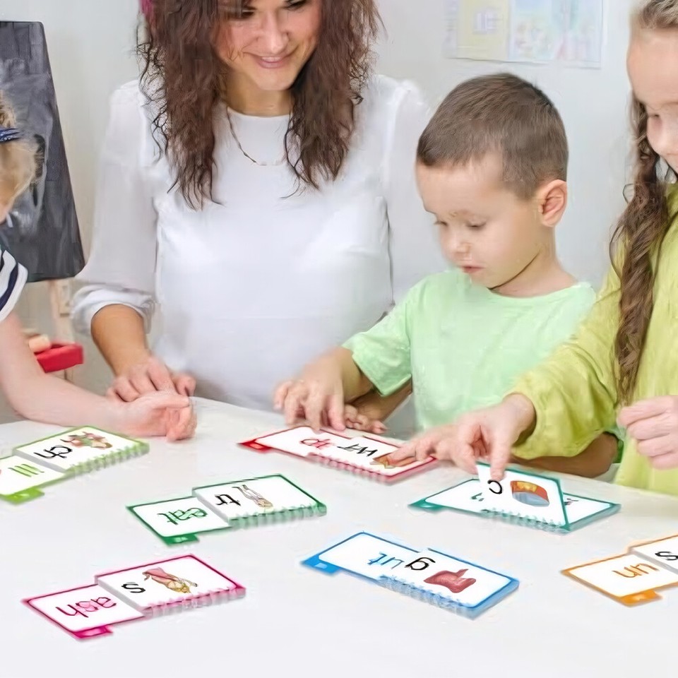 Letter Sounds Flash Cards Learn Read Phonics Flash Cards for Early ...