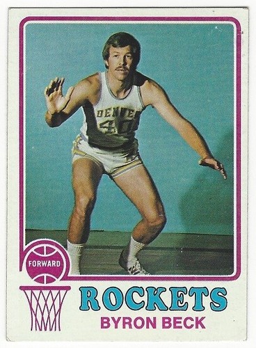 1973-74 TOPPS BASKETBALL #258 BYRON BECK - EXCELLENT- | eBay