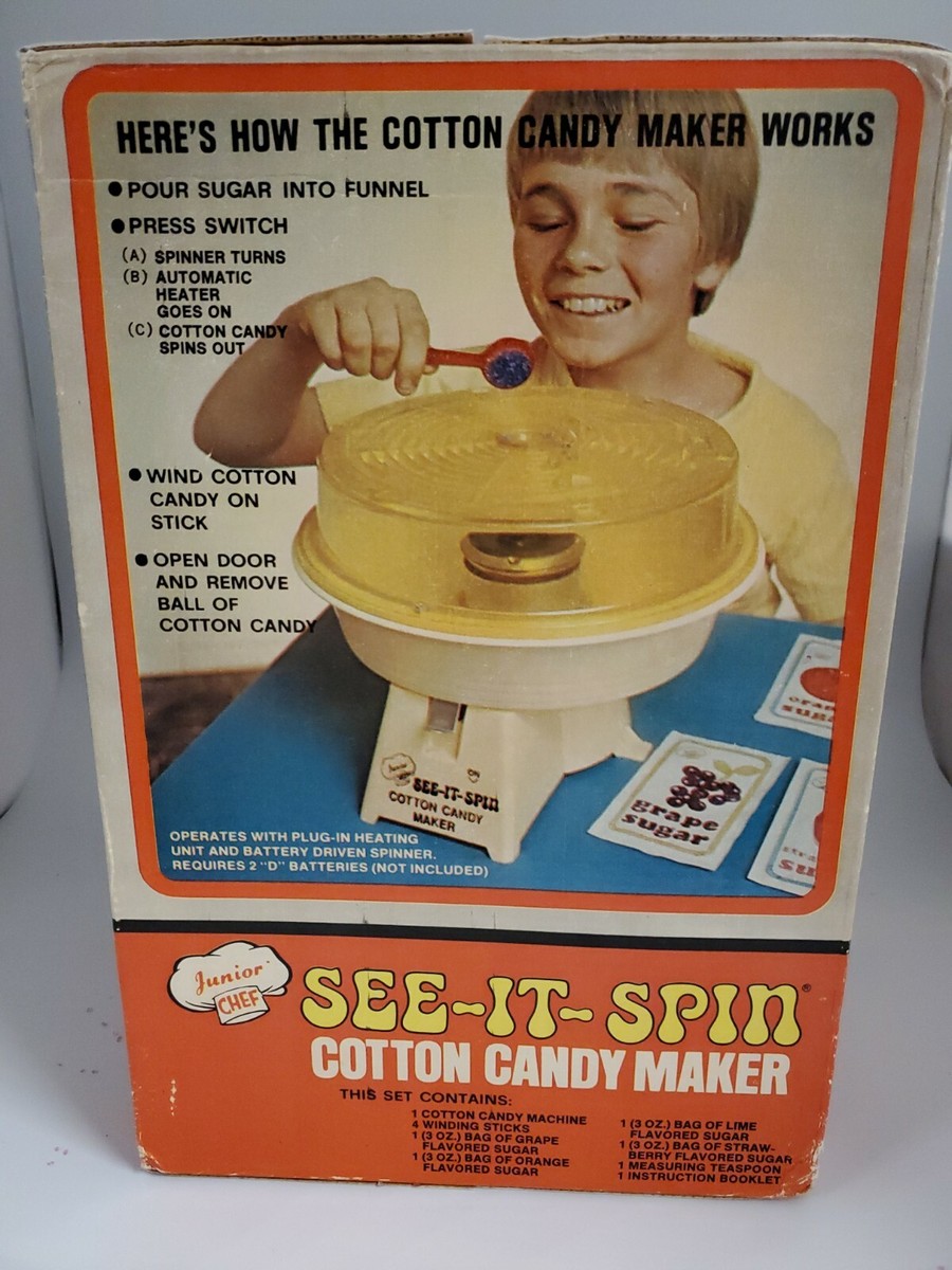 First Cotton Candy Machine