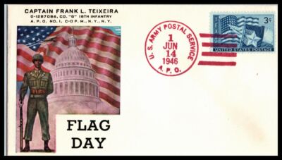 1946 Patriotic Cover WWII FLAG DAY event with Teixeira cachet (18 | eBay
